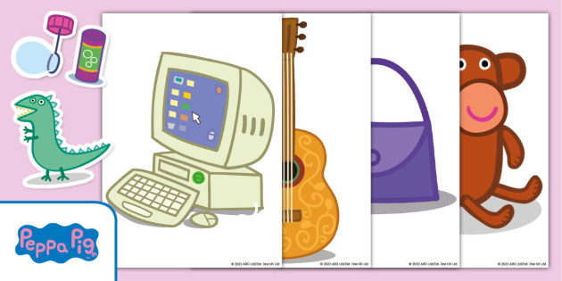 FREE! - Peppa Pig Friendship Role Play Props (teacher made)