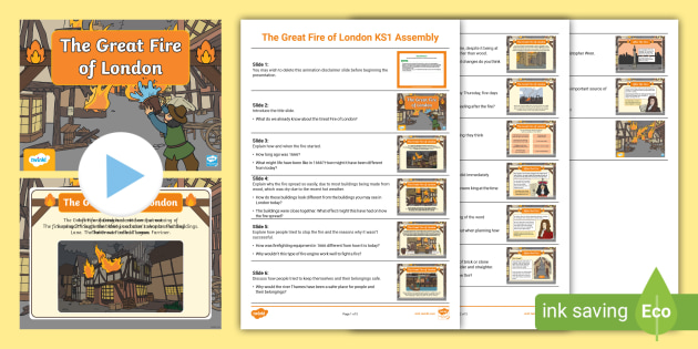 The Great Fire of London PowerPoint Assembly Pack
