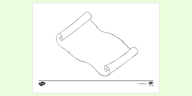 FREE! - Parchment Colouring Sheet | Colouring Sheets