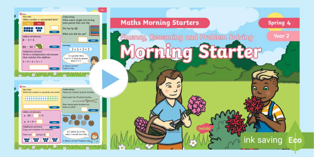 👉 Year 2 Maths 5 minute filler question PowerPoint