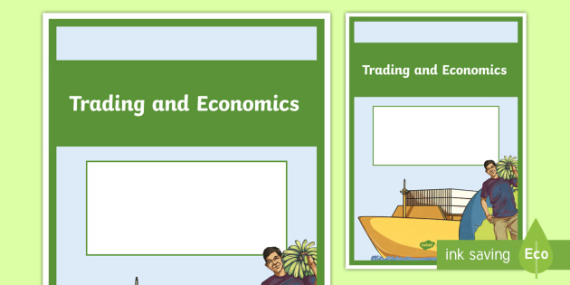 Trade and Economics Book Cover - (teacher made)