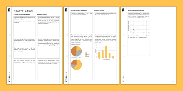 Mastery: Statistics Questions | Beyond
