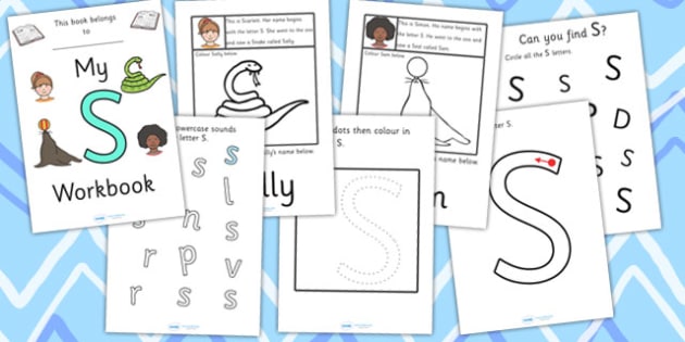 My Workbook S uppercase (teacher made)