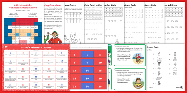 Christmas in the Classroom Literacy and Numeracy Teaching Pack
