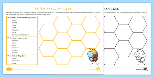Managing My Class: Reflections - Inclusion - Adult Guidance