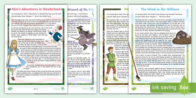 Extension Comprehension for Years 3-6 (teacher made)