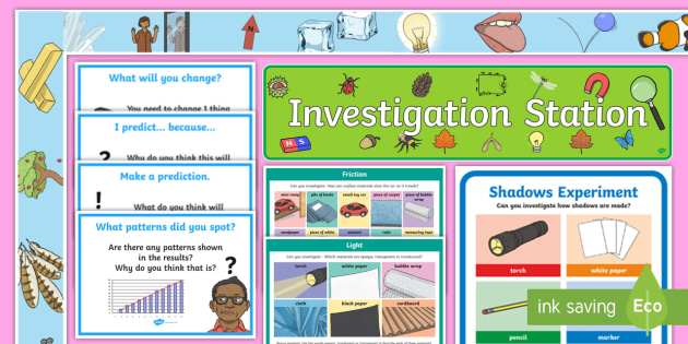 KS2 Investigation Station Display Pack (teacher made)