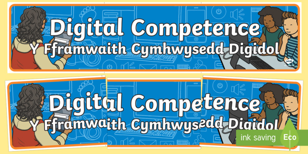 Digital Competence Bilingual Display Banner