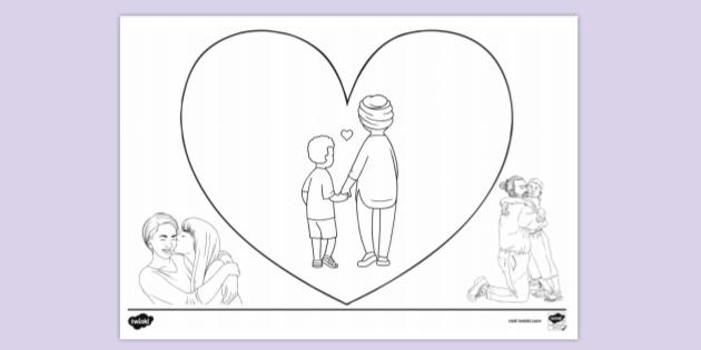 FREE! - Love Colouring Sheet | Colouring Sheets