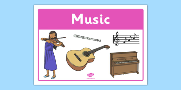 Music Classroom Area Sign - gaeilge, roi, irish, area, sign, classroom