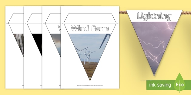 Science Photos Display Bunting-Scottish (teacher made)
