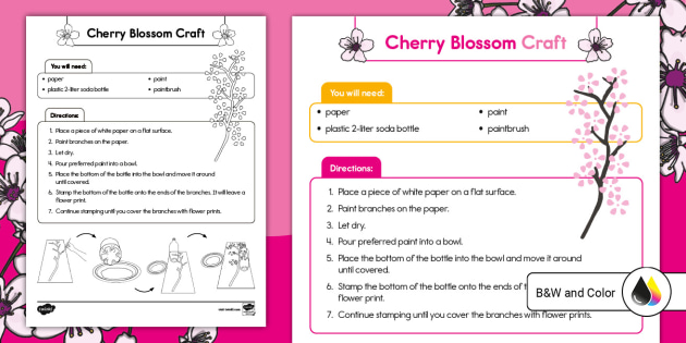 Cherry Blossom Craft (teacher made)