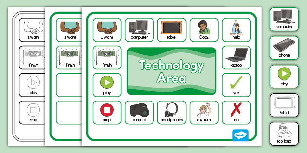 Technology Area Communication Board