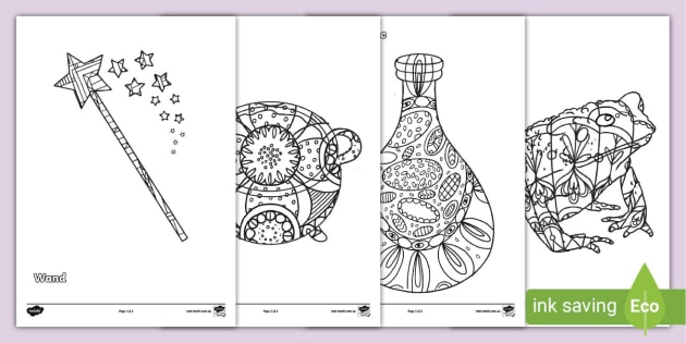 Magical Colouring In Pages (teacher made)