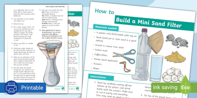 filtration examples for kids