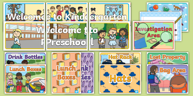 Welcome To Pre K Sign