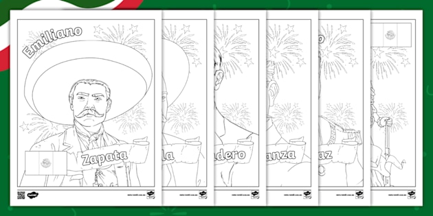 mexican revolution coloring pages