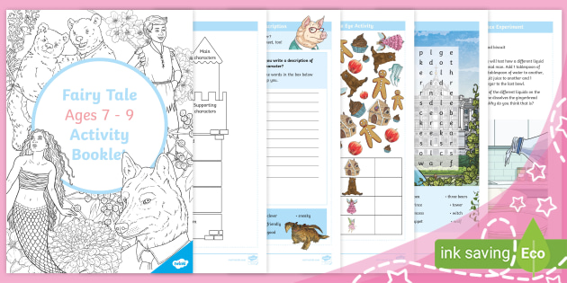 Fairy Tales Activity Booklet (Ages 7 - 9) (teacher made)