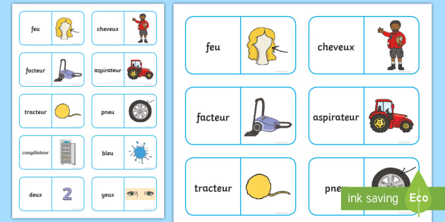 Dominos :Le son [e] (teacher made)