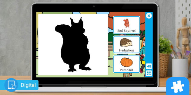 Interactive Autumn Shadow Matching Game | Twinkl Go!