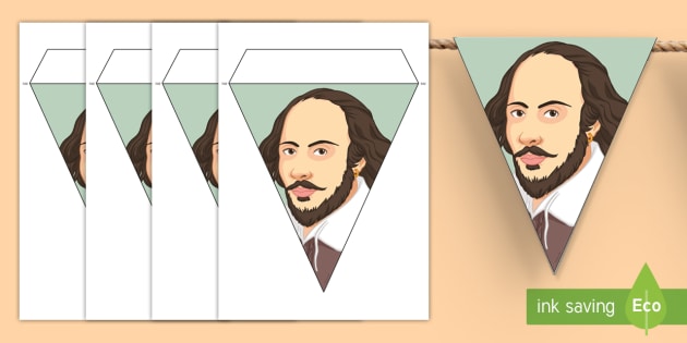 Shakespeare Display Bunting (teacher made)