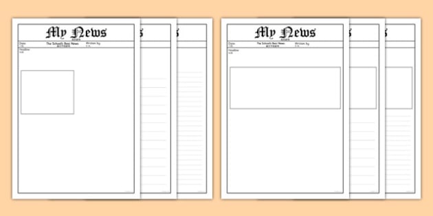 My News Writing Template Mandarin Chinese Translation