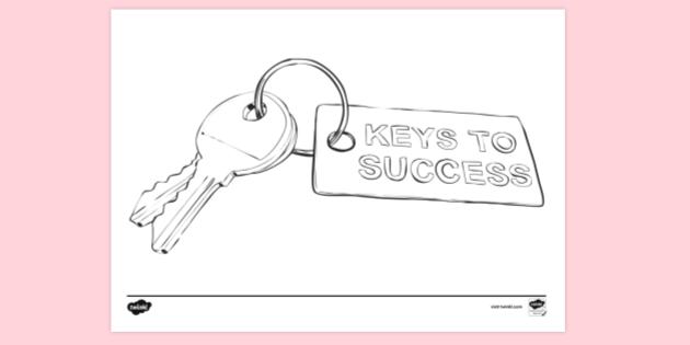 Key Colouring | Colouring Sheets