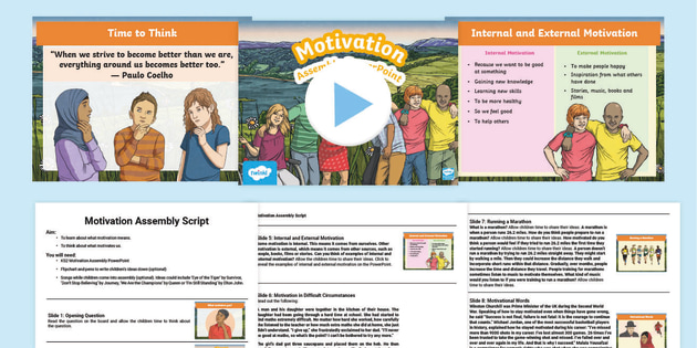 KS2 Motivation Assembly Pack