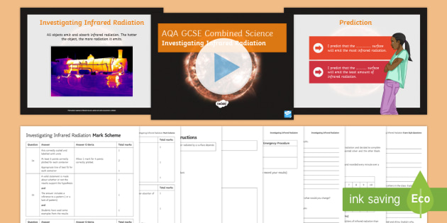 Required Practical Investigations 10.2.21 Infrared Radiation
