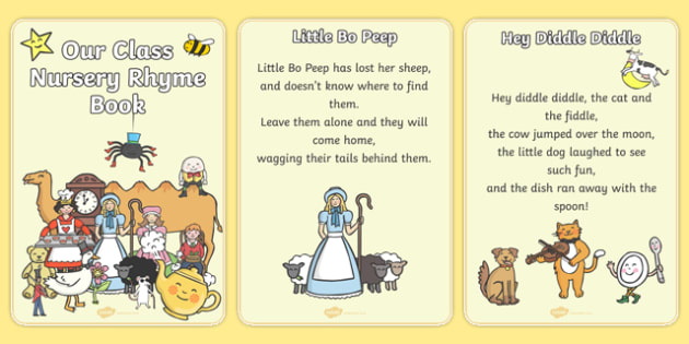 Our Class Nursery Rhyme Book (teacher made)