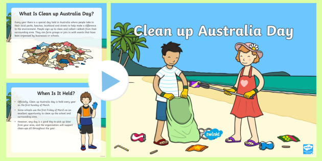 Clean Up Australia Day PowerPoint Primary Resource F 2