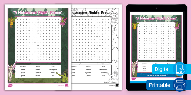 Word Search 4th Grade • Twinkl.com