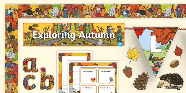 Exploring Autumn Display Pack