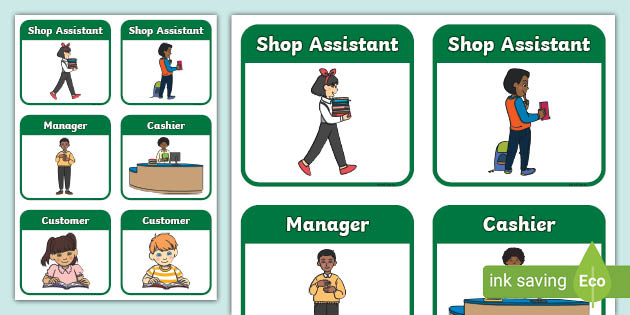 Book Shop Role Play Badges