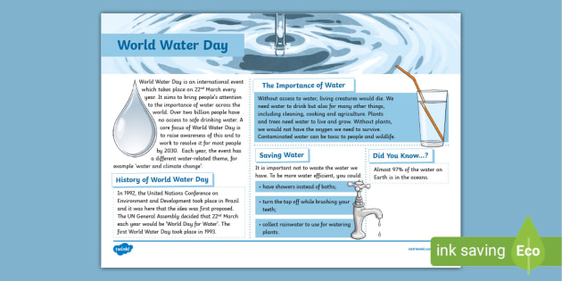 Wasting Water Facts Cool Facts, And A Glossary Of Water Terminology