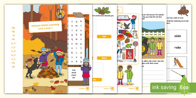 Level 5 Autumn Themed Home Learning Booklet 1 (teacher made)