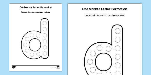 letter d formation