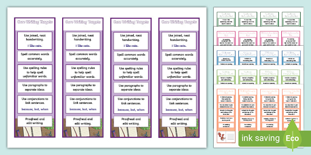 Second Level Writing Bookmarks - CfE (Second) - Twinkl