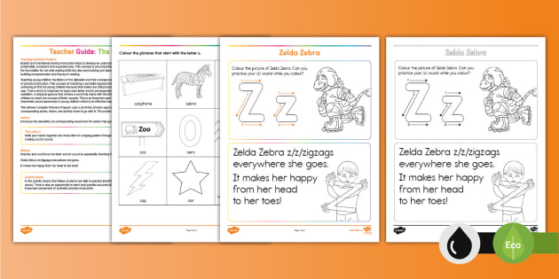 Phonics Canada: The Letter Z (teacher made)