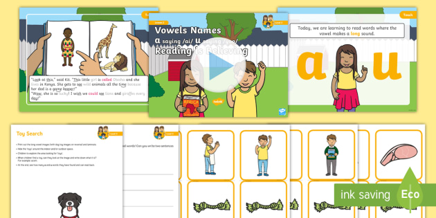 Long Vowel Sounds Lesson Pack - Level 5 Week 9 Lesson 2 Activity Pack