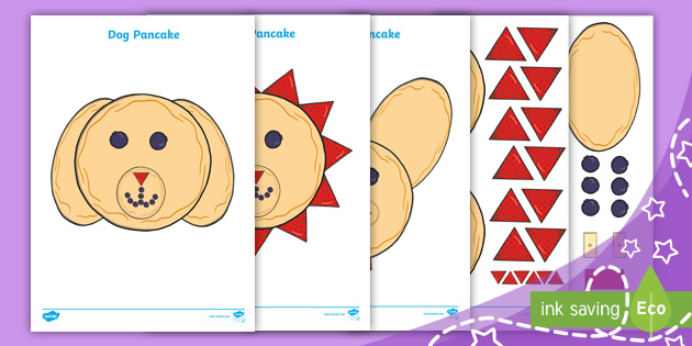 2D Shapes Pancake Animals Cutting Skills Activity - Parents