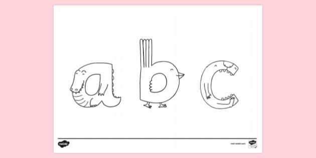 FREE! - ABC Colouring | Colouring Sheets (teacher made)