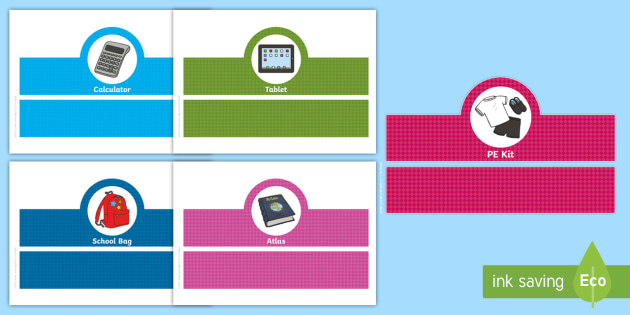 School Items Headband Oral Language Game (teacher made)