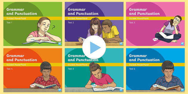 Y5 Grammar and Punctuation Tests Guided PowerPoint Pack
