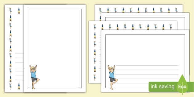 FREE! - Gymnastics Page Border Printable | Page Borders | Twinkl