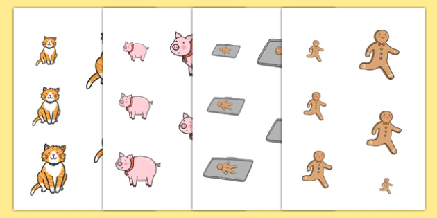 The Gingerbread Man Size Ordering