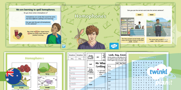 Year 3 Spelling: Homophones and Near Homophones Lesson 2