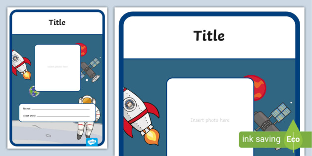 EYFS Editable Space-Themed Learning Journey Front Cover