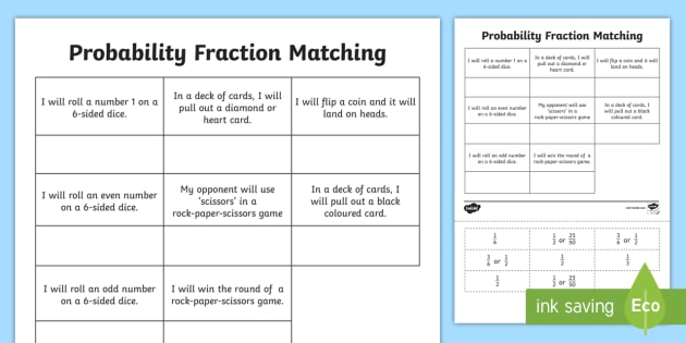 Probability Fraction Matching Cut and Paste Activity