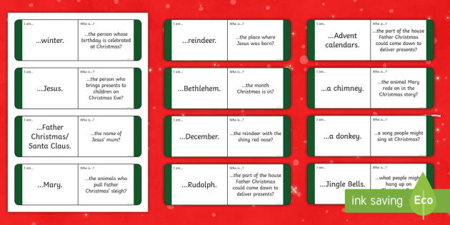 KS1 Christmas Loop Cards (teacher made)